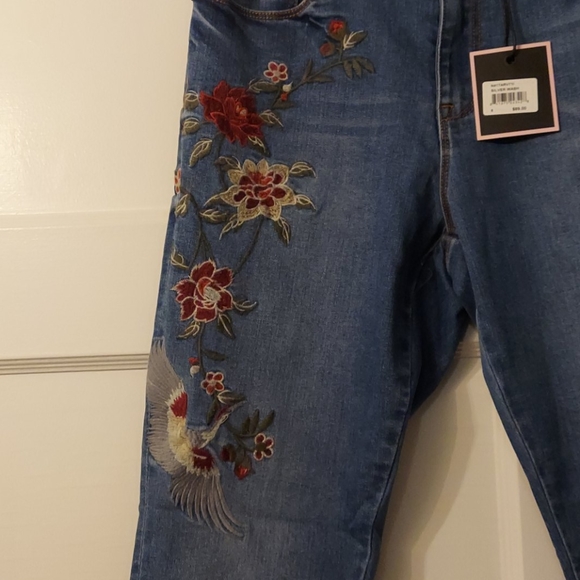 Nanette Lepore | Jeans | Nanette Lepore Embroided High Rise Skinny ...